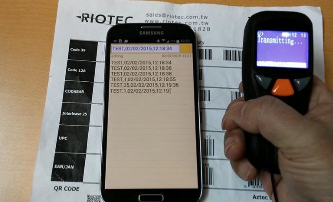 Pocket Barcode Scanner iDC9607A with LCD display 1